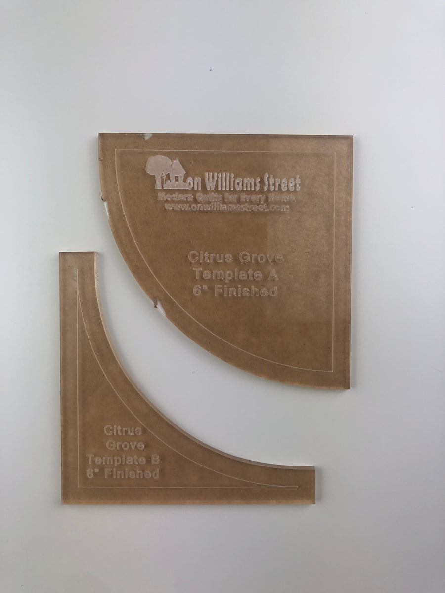 Citrus Grove Acrylic Template – On Williams Street