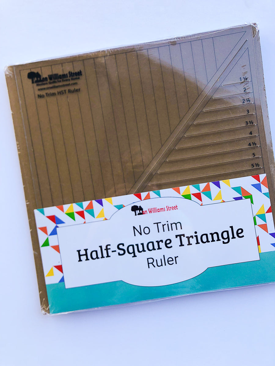 No Trim Half-Square Triangle Ruler and Pattern – On Williams Street