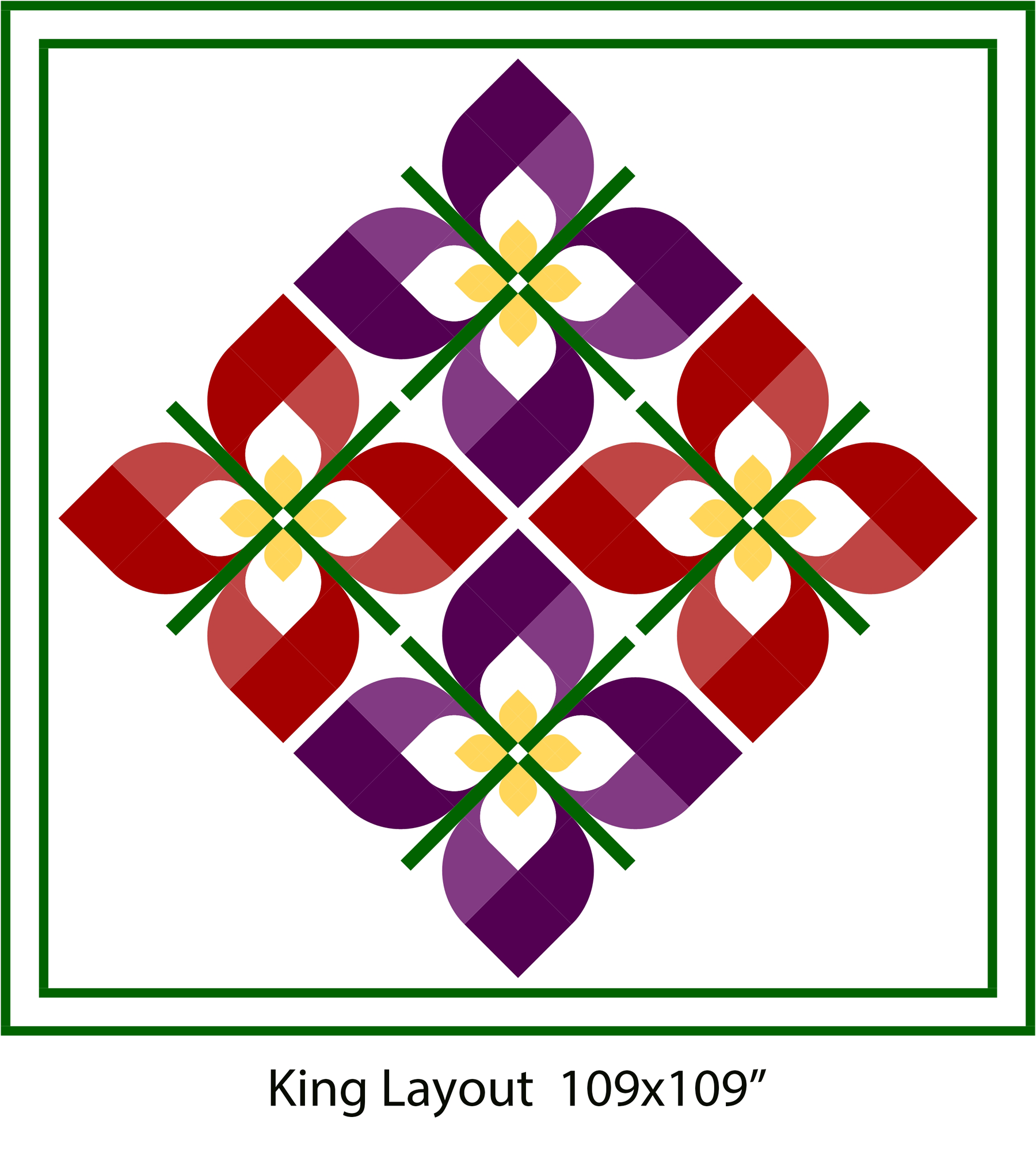 Windswept Modern Flower Quilt Pattern – On Williams Street