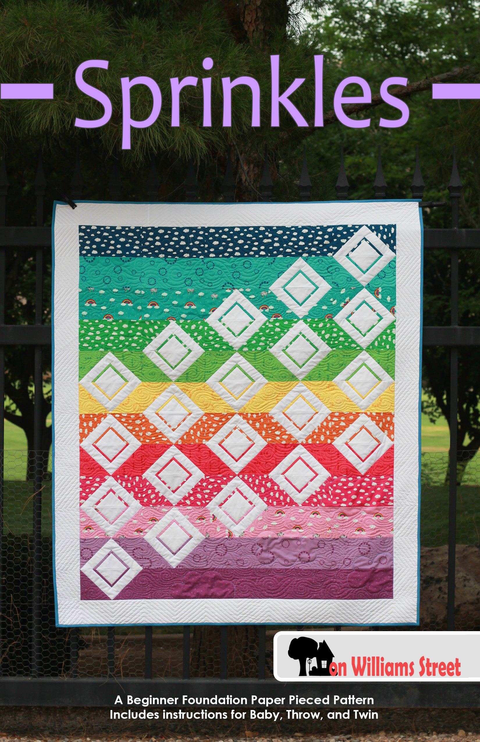 Sprinkles Modern Quilt Pattern - PDF Download – On Williams Street