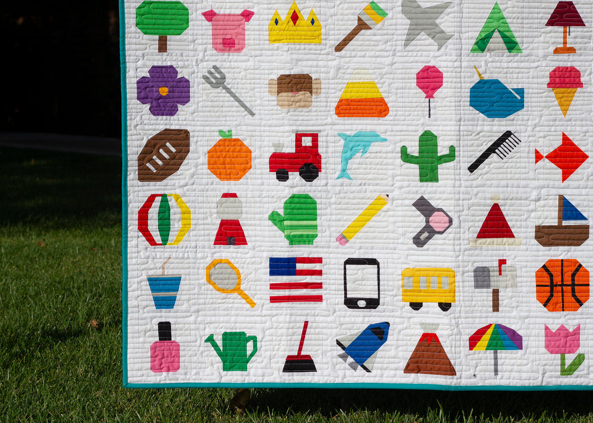 I Spy Book - A Modern Take on a Classic I Spy Quilt - 100 Foundation P ...
