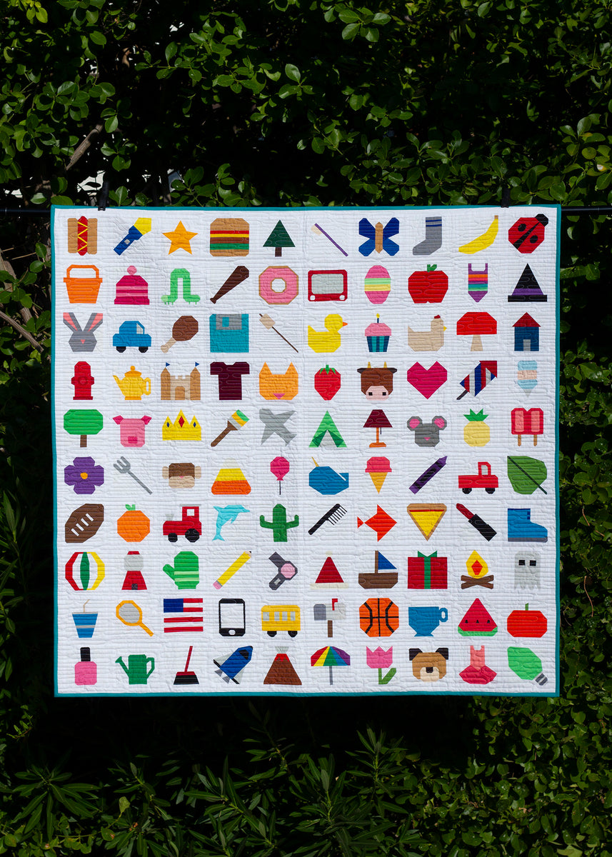 I Spy Book - A Modern Take on a Classic I Spy Quilt - 100 Foundation P ...
