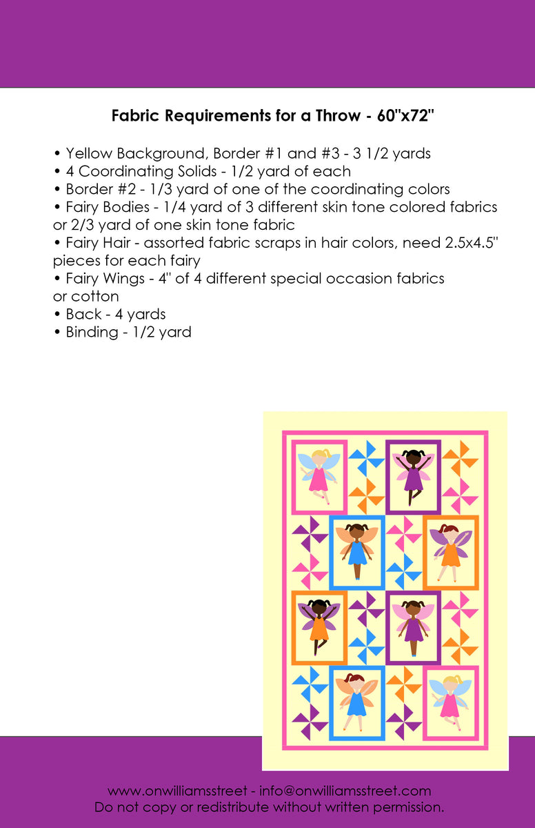 Pixie Dust Modern Applique Fairy Quilt Pattern - PDF Download – On ...